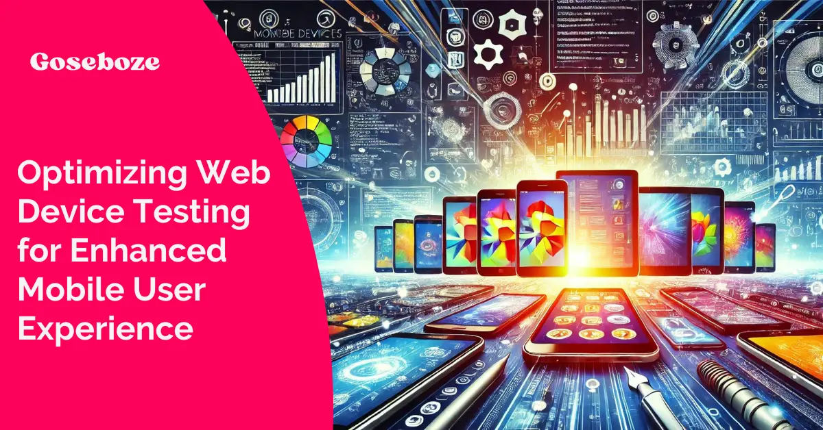 Optimizing Web Device Testing for Enhanced Mobile User Experience ...